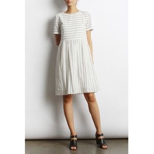 Mod Ref | Dresses | Mod Ref Billy Dress White And Black Striped | Poshmark